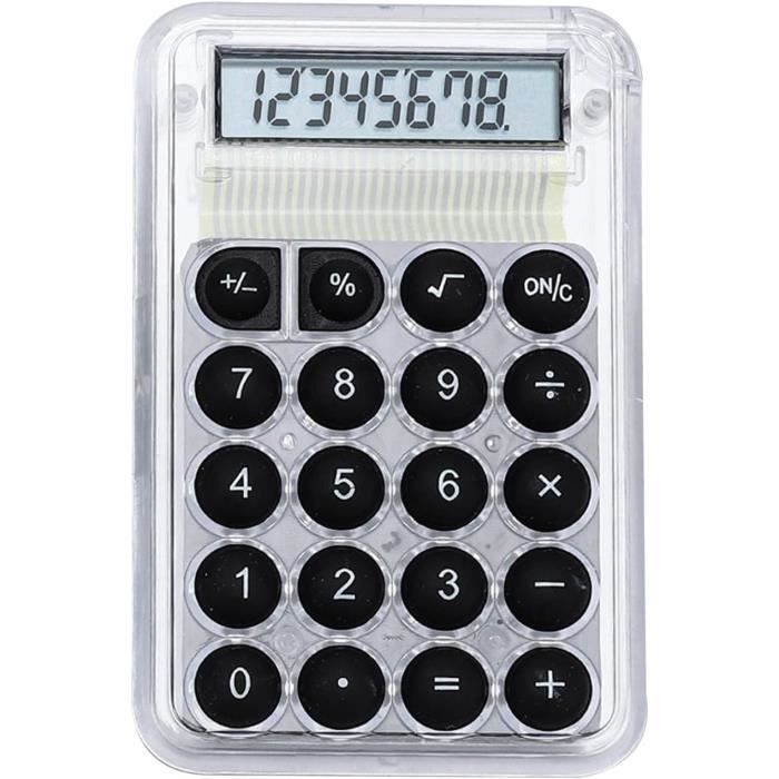 Mini Calculatrice À 8 Chiffres Avec Bouton Sensible, Calculatrice ...