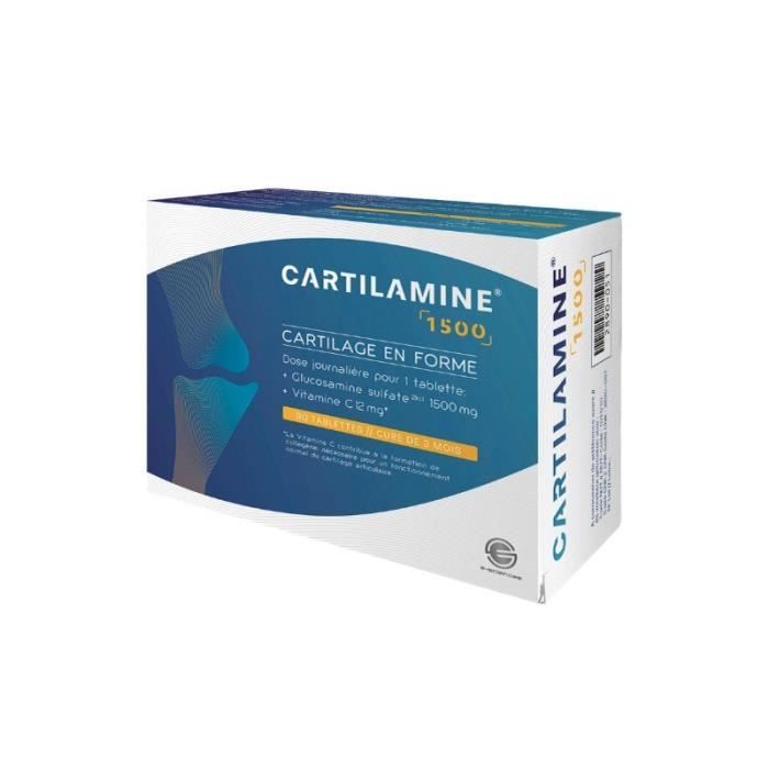 Cartilamine 1500 cartilage en forme - boite de 90 comprimés - Cdiscount ...