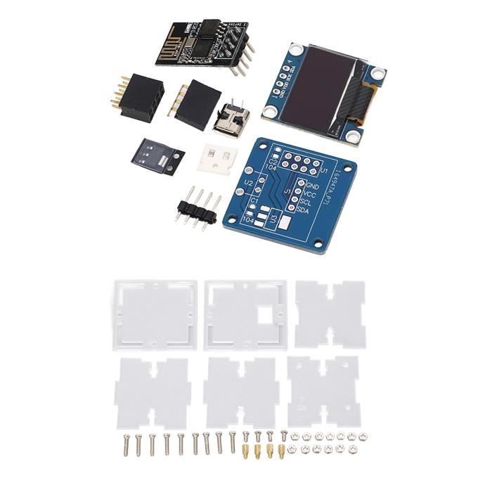 EJ.life Kit d'horloge électronique bricolage Mini horloge Kit coque ...