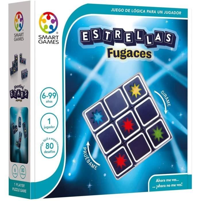 Smart Games Estrellas Fugaces, rompebacezas para niños, Puzzles ...