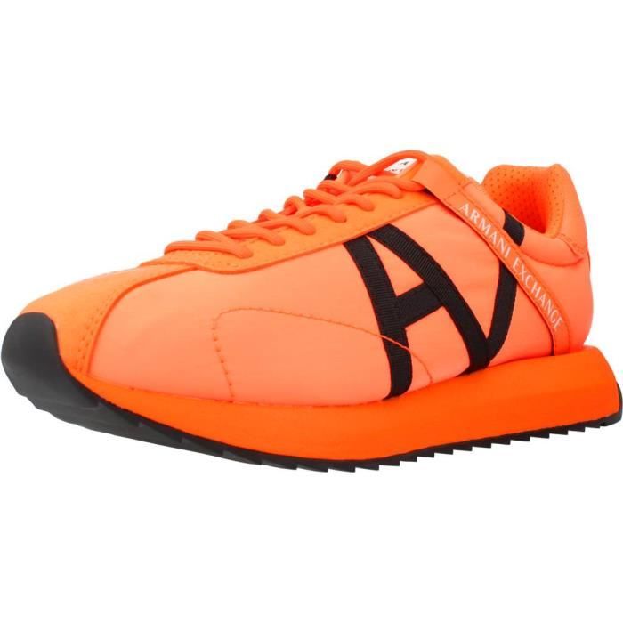 Basket Armani exchange 126044 Orange 40 Orange Cdiscount Chaussures