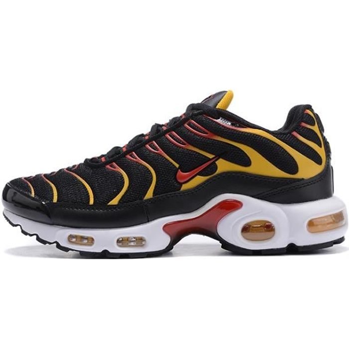 Baskets NIKKE TN Plus Chaussures 38909-357 Noir et jaune Hommes Noir et ...