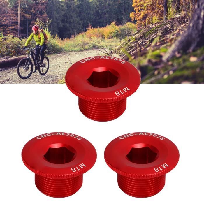 Vis de manivelle de vélo en alliage d'aluminium MXZZAND - Rouge ...