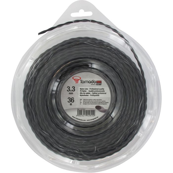 Coque fil nylon copolymère - OZAKI - TORNADO - Longueur 36 m - Ø 3,30 ...