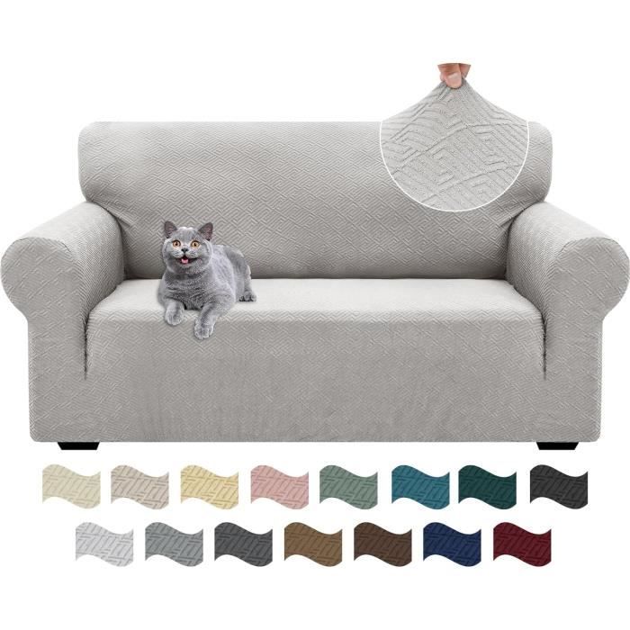 Extensible Housse Canapé 2 Places, Universelle Housse De Canapé Avec ...