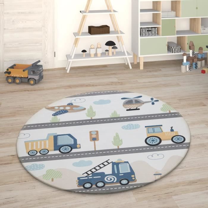 80 cm rond Tapis Chambre Enfant Tapis De Jeux Tapis Bébé Tapis Enfant ...