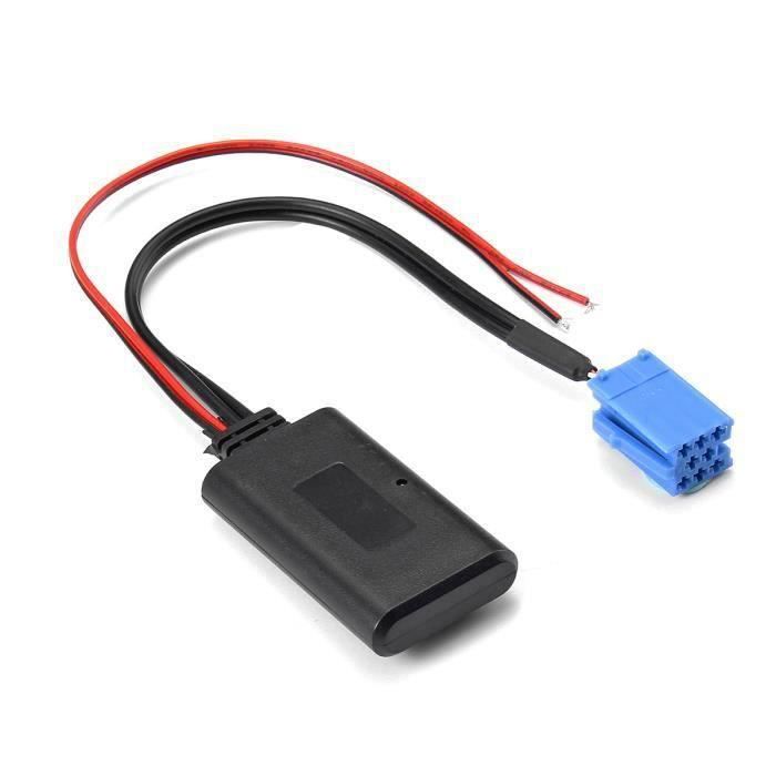 Adaptateur bluetooth Câble AUX pour AUDI Chorus 2 Concert 1 2 Symphony 1 Blaupunkt Récepteurs ...