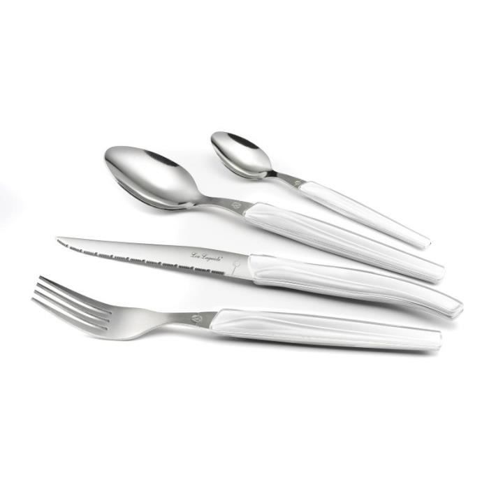 Rising Sun - Coffret 24 pièces Blanc - Cdiscount Maison
