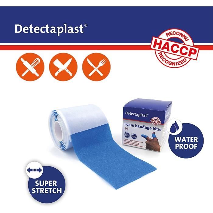 Pansement Detectaplast, pansement auto-adhésif pour plaies et blessures ...