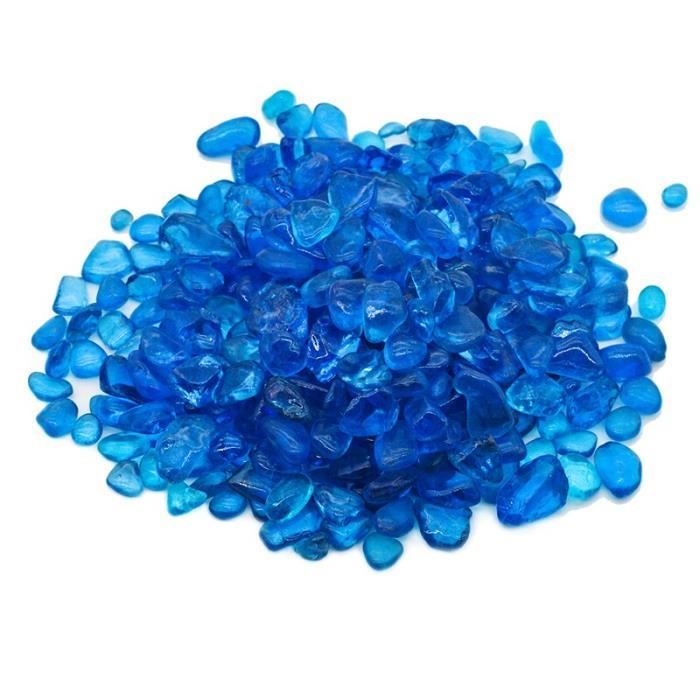 100g - lan luili - Décor d'aquarium en pierre naturelle coloré, gravier ...