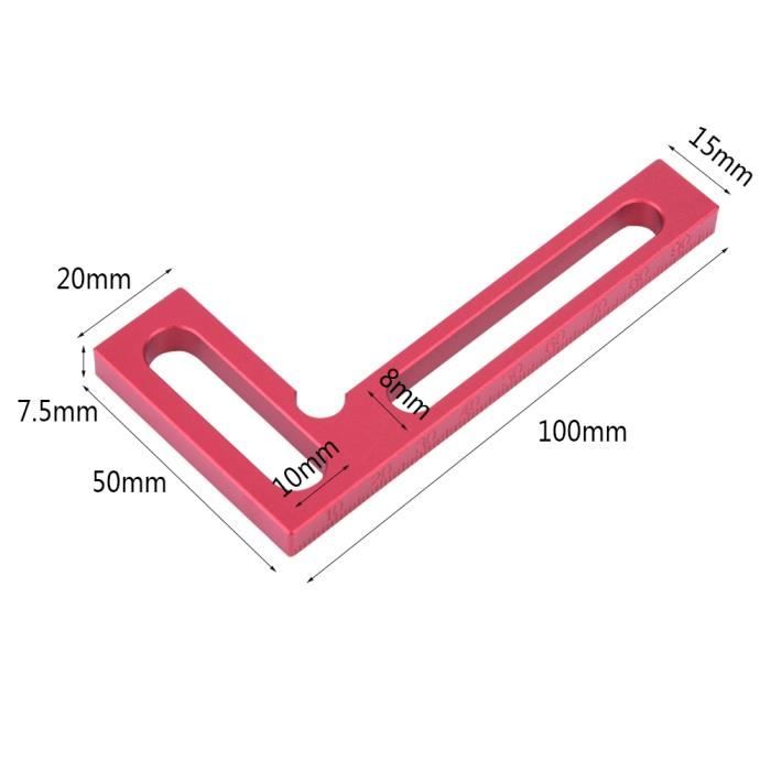 SALALIS Équerre d'Angle en L en Alliage d'Aluminium 100mm pour ...