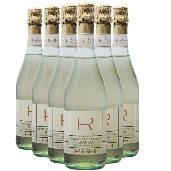 Castelfranco Emilia Secco Blanc - Lot de 6x75cl - Righi - Vin ...