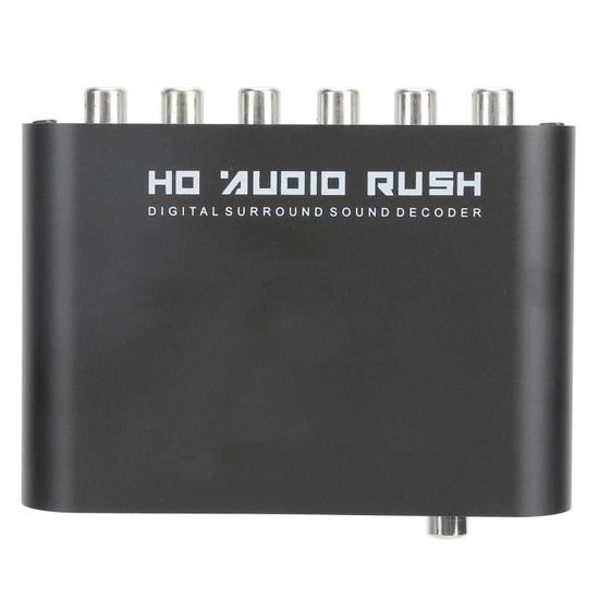 Convertisseur DTS Dolby 5.1 canaux Décodeur audio AC‑3 coaxial optique ...