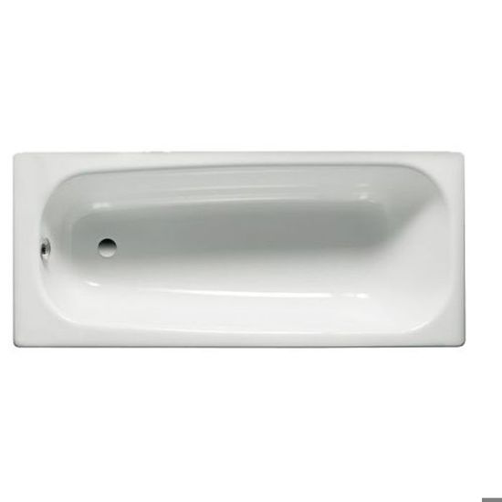 Baignoire - ROCA - CONTESA 150x70cm - Acier émaillé - Blanc - Cdiscount ...