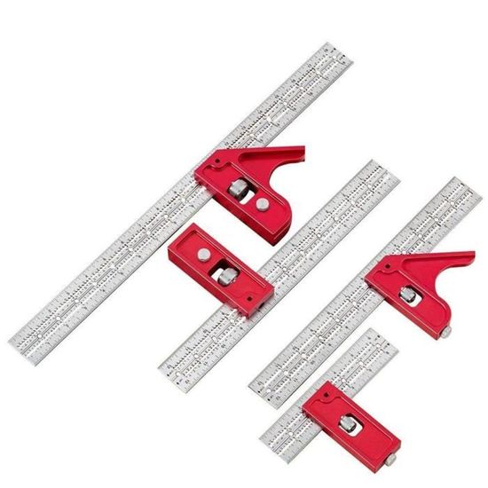 ZJCHAO Outils de menuiserie Règle de bord réglable pour menuisier ...