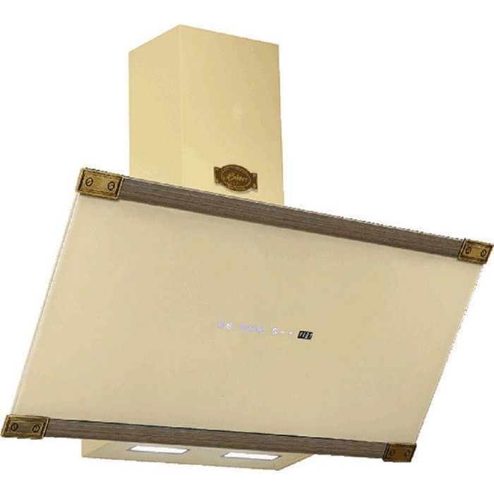 Hotte aspirante murale - Kaiser - AT 9445 ElfAD - 90 cm - Verre ivory ...