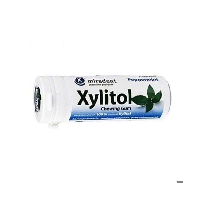 Miradent Xylitol Chewing gum menthe poivrée 30g - Cdiscount Au quotidien