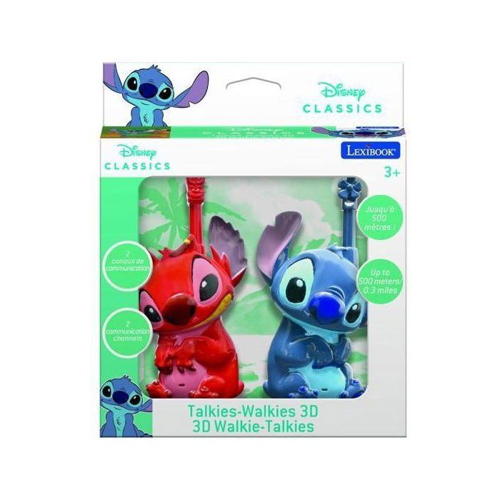 Talkies-walkies - LEXIBOOK - Stitch 3D - Portée 500m - 2 canaux ...
