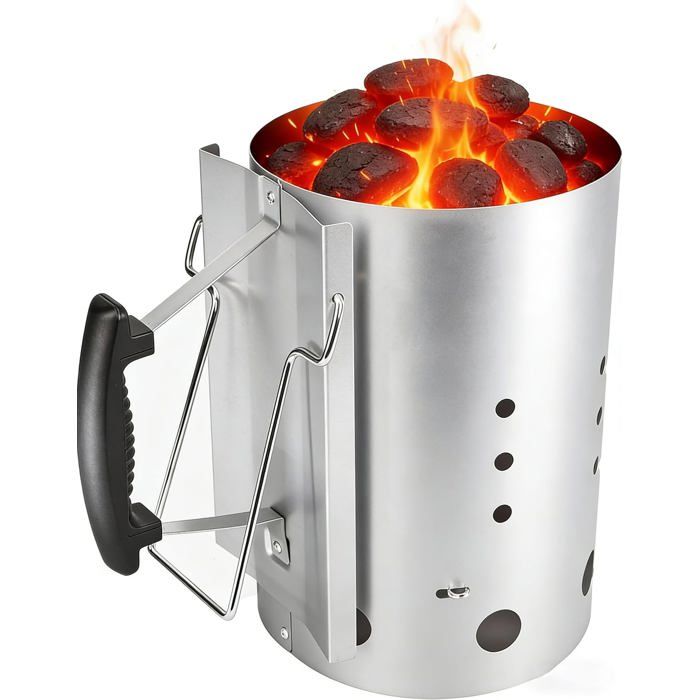 Allume-feu barbecue/cheminée 30x19cm - Poignée sécurité, allumage ...