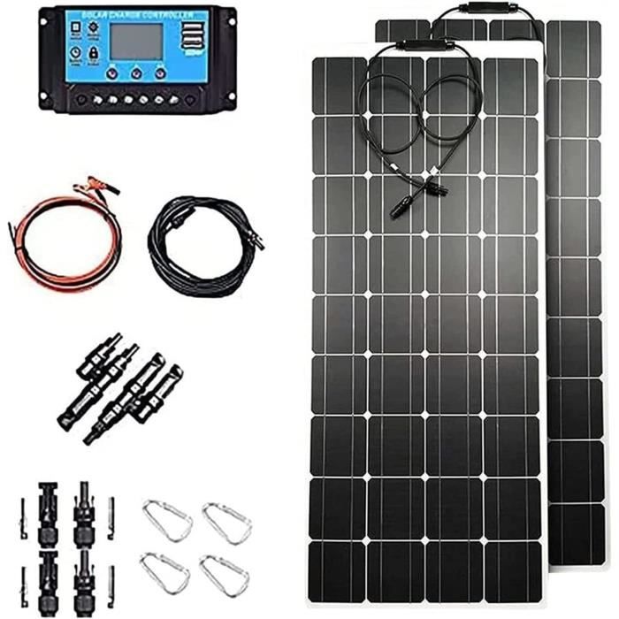 Kit de panneau solaire 300W 600W 1200W Panneau solaire monocristallin 18V Système solaire ...