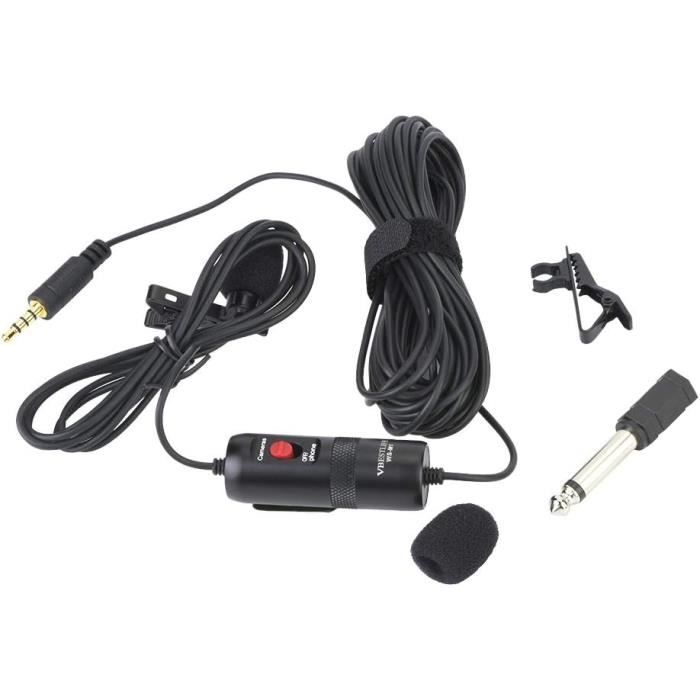 Microphone, Réduit Le Bruit Du Vent Microphone À Pince Faible Bruit De ...