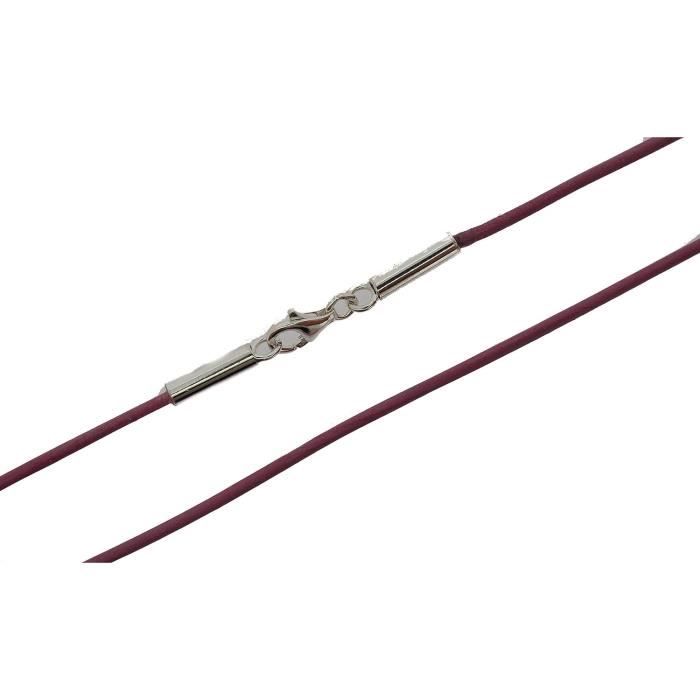 Chaîne En Cuir Pour Femme Sans Pendentif-Collier Pour Homme En Cuir ...