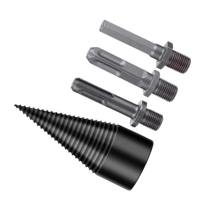 1 Jeu Mèche À Bois Foret Pour Fendeuse De Bûches Foret Fendeur De Bois ...