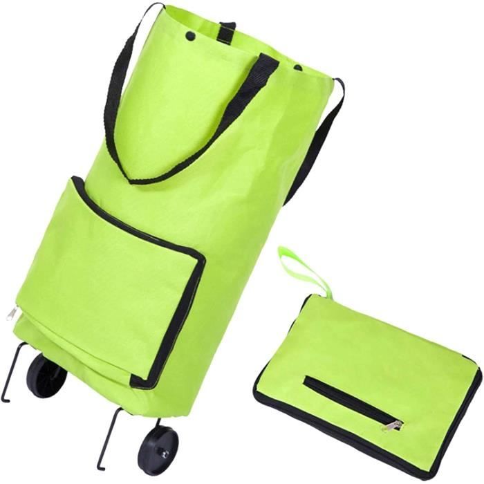 Chariot de Courses Pliable, Sac de Courses Pliant, Sac d'articles ...