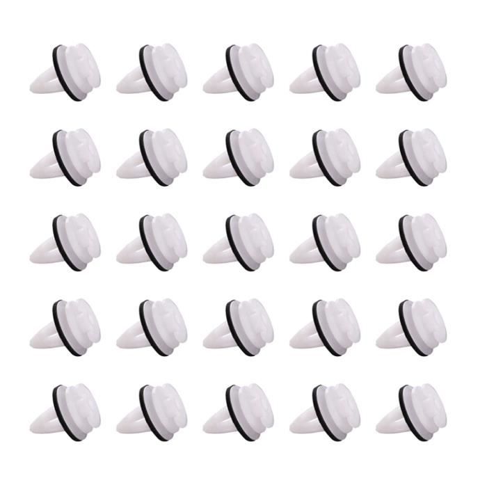 50 Pièces Clips Peugeot, Agrafe de Panneau Garniture, Clips de Porte de ...