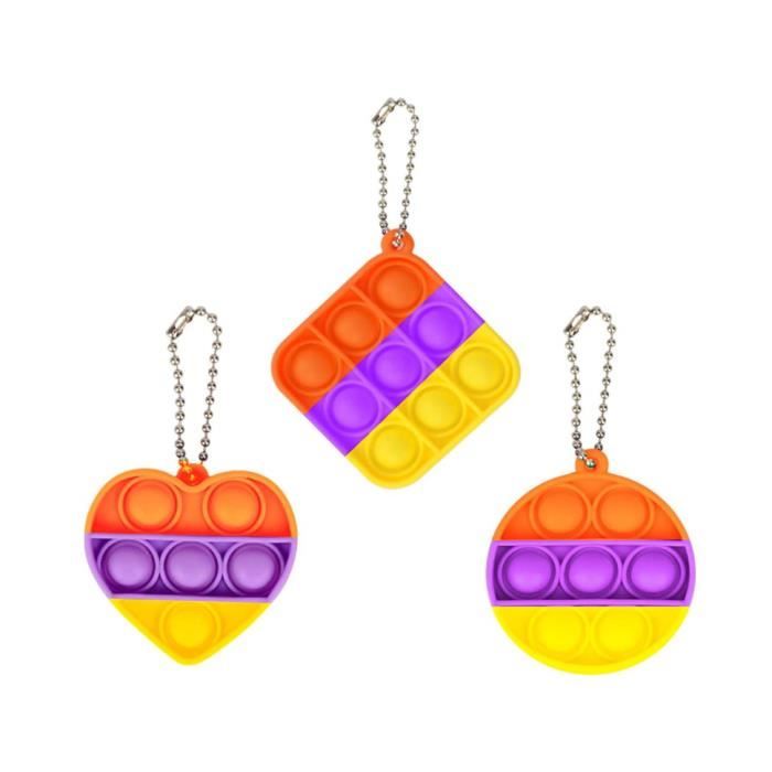 Pop It Fidget Toy, Anti Stress Popit Jeux, Figette Toys Pop It Fidget ...