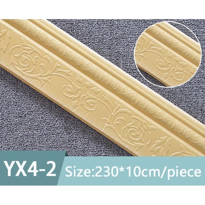 Papier peint décoratif - Golden - 230cm x 8cm - Imperméable - Anti ...