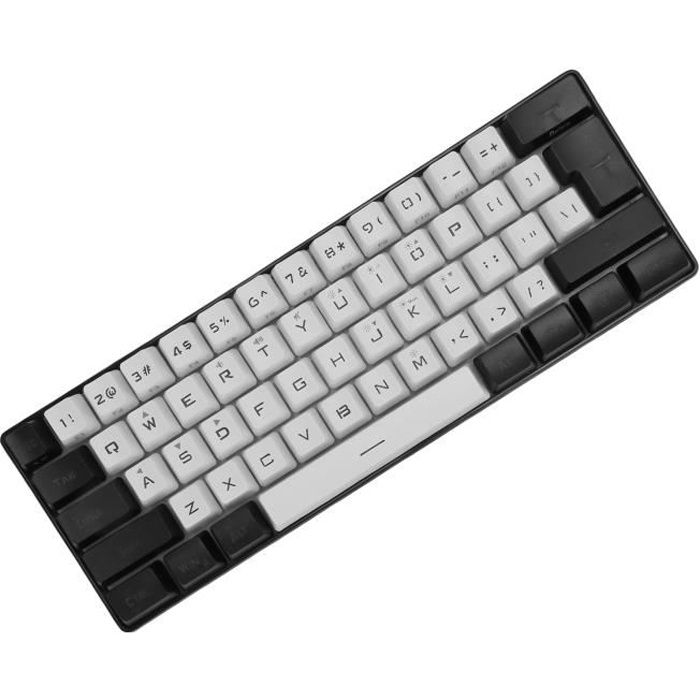 Mini clavier RGB - DIOCHE - G61 - Rétroéclairage LED - Ergonomique ...