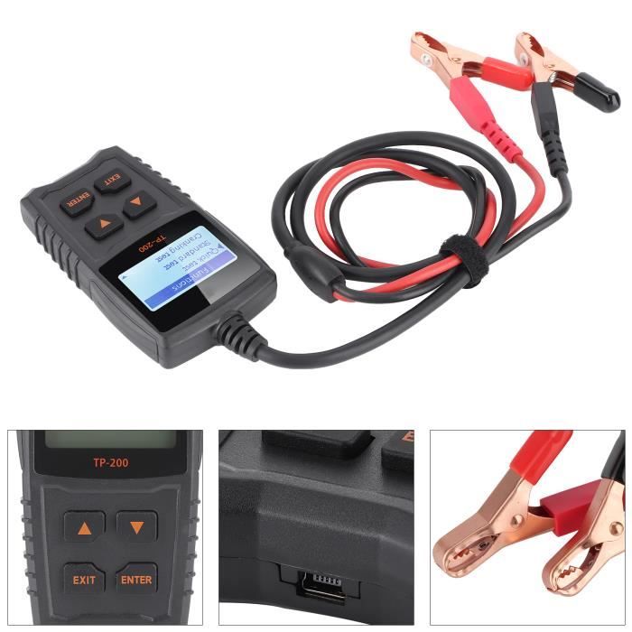 Testeur De Batterie De Voiture 12V Car Battery Tester, Professional ...