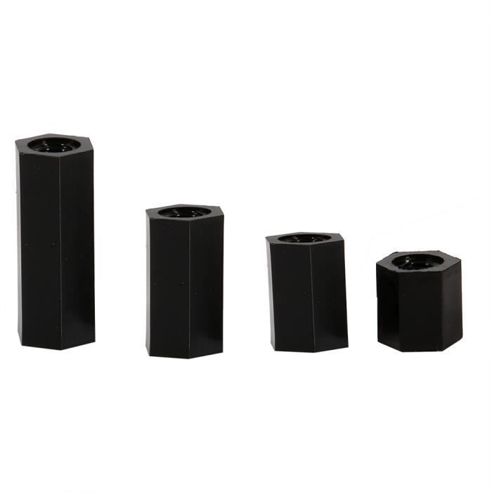 DEX Vis à écrou Kit D'écrous à Vis à Tête Ronde M3 Mle-femelle, 100 ...