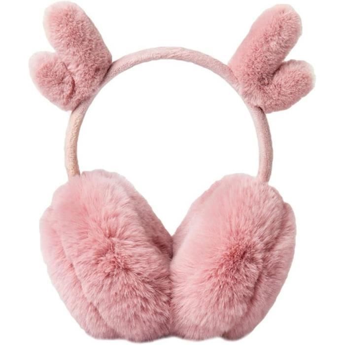 Cache-Oreilles En Peluche En Forme De Bois De Cerf - Cache-Oreilles En ...