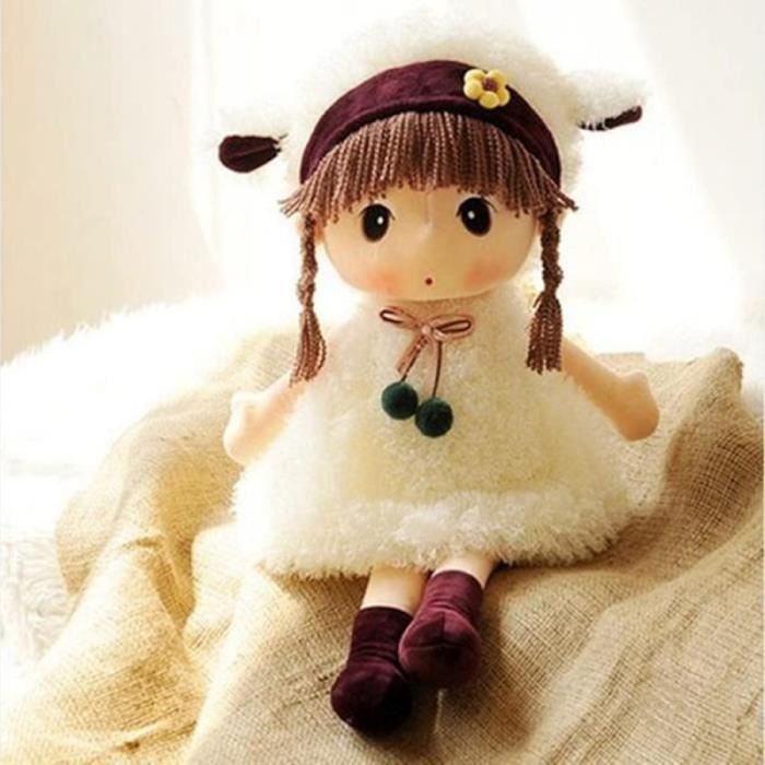 VK03551 45CM Poupée de Chiffon Fille Mignonne Jouet en Peluche Bébé ...