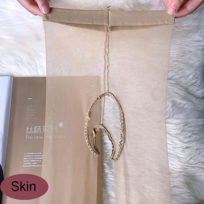 Collant Invisible Super Fin Pour Femmes, Entrejambe Ouvert, Bas En ...