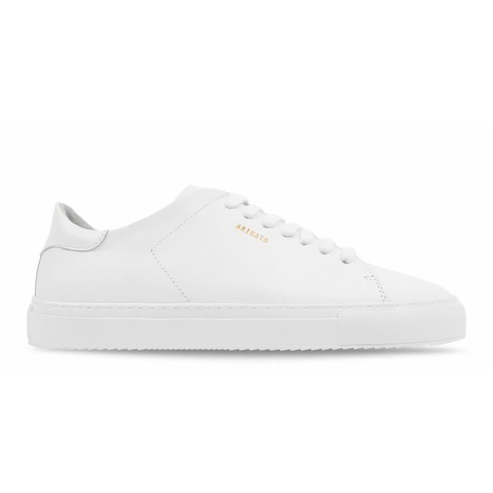 Baskets Homme - Axel Arigato - Clean 90 - Cuir Blanc - Lacets Blanc ...