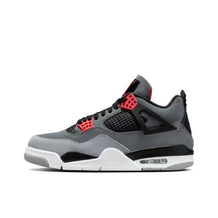 Air Jordan 4 Retro Infrared gris Gris - Cdiscount Chaussures