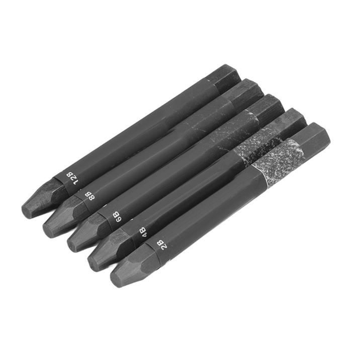 TMISHION tige de graphite Lot de 5 bâtons de graphite solubles dans l ...