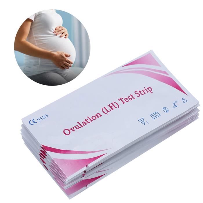 10pcs sac de bandelette de test d'ovulation (LH) Papier Test Urine ...