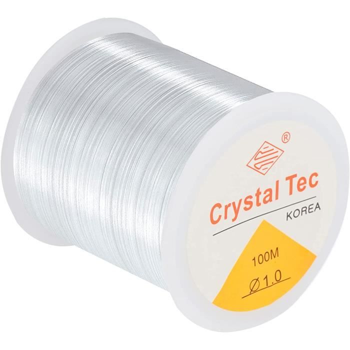 100M Environ 1mm Bijoux Perle Fil Élastique Fils Elastique pour ...
