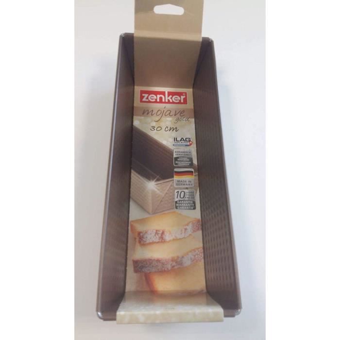 Zenker Moule à Cake Mojave Gold Ø30 cm doré-Acajou Acier Inoxydable, 30 ...