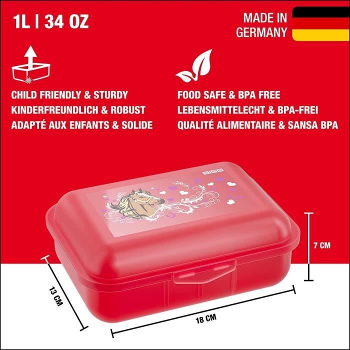 Viva Lunch Box 1L - Poids Plume - Lavable Au Lave-Vaisselle - Sans Bpa ...