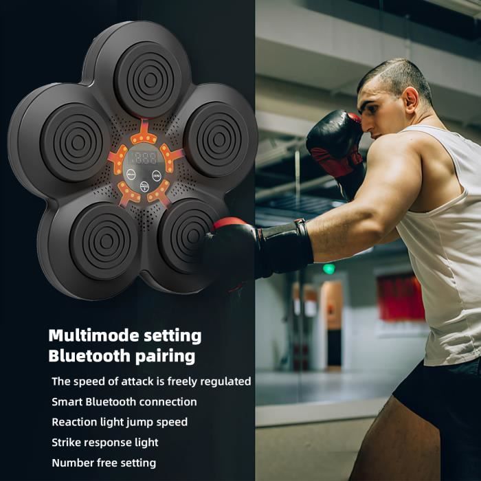 Music boxing machine adulte équipement de boxe Bluetooth intelligent ...