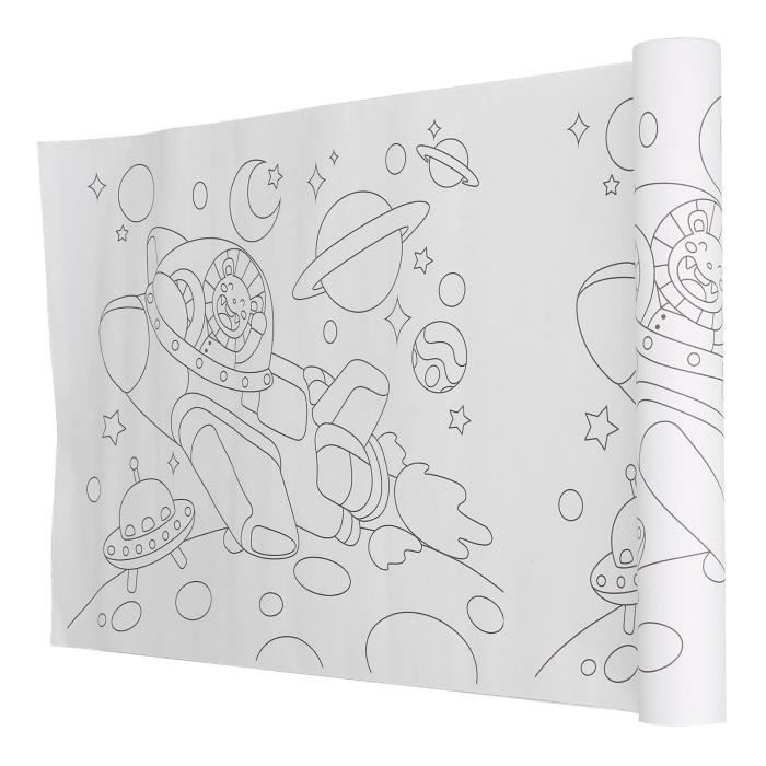 Sonew Affiche à colorier géante Jumbo Coloriage Poster 13.1ft Planet ...