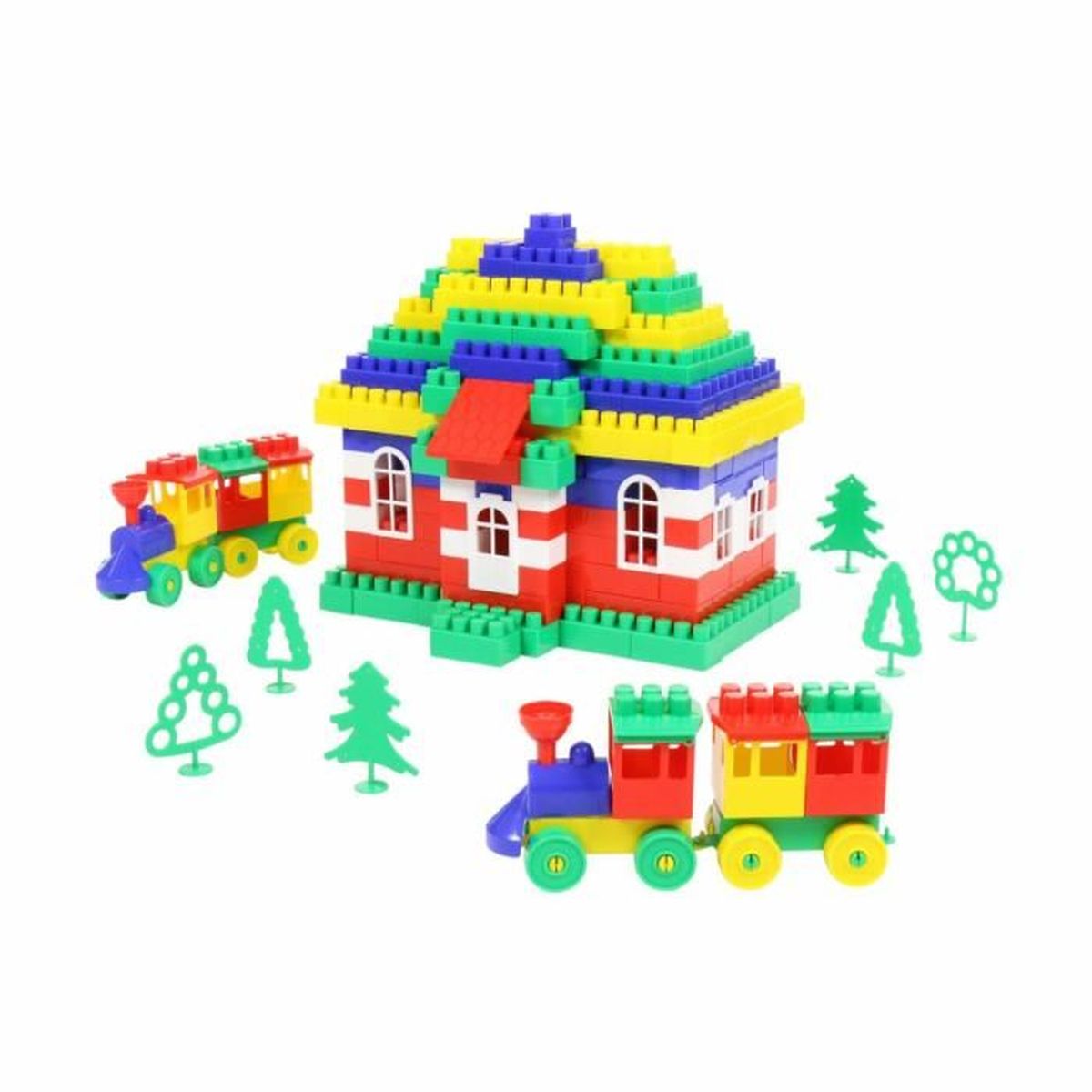 POLESIE Building Blocks Maxi 0552 - 253 éléments - Cdiscount Jeux - Jouets