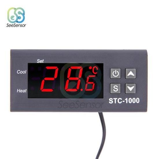 STC-1000 DC 12V - Thermostat régulateur de température numérique LED, incubateur - Cdiscount ...
