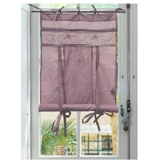 Autrefois Rideau enrouleur et brise bise 80 x 160 cm Parme Isabelle ...