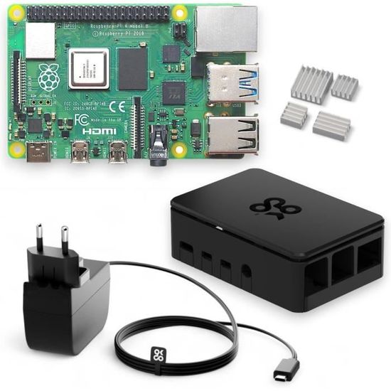 Kit de démarrage Raspberry Pi 4 - db-tronic - 4 Go - HDMI - USB-C - Quad Core - Cdiscount ...